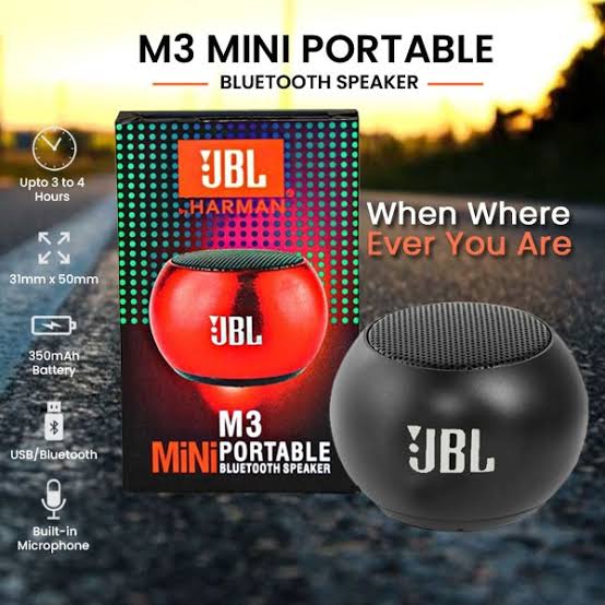 HiFi M3 Mini Portable Wireless Bluetooth Speaker