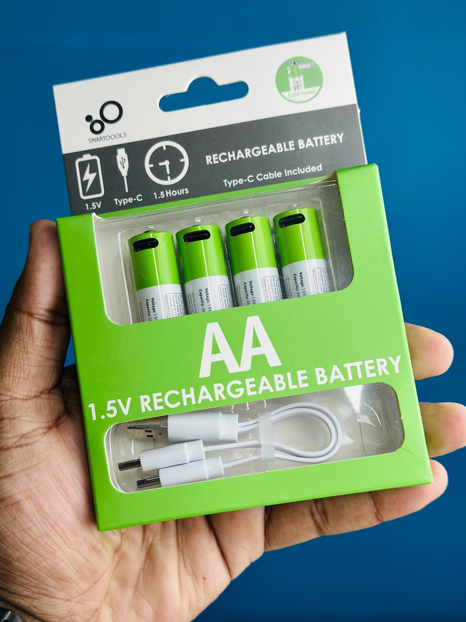 SmarToools RB40 AA 1.5V 2600mWh Rechargeable Battery (2 Pcs Set)