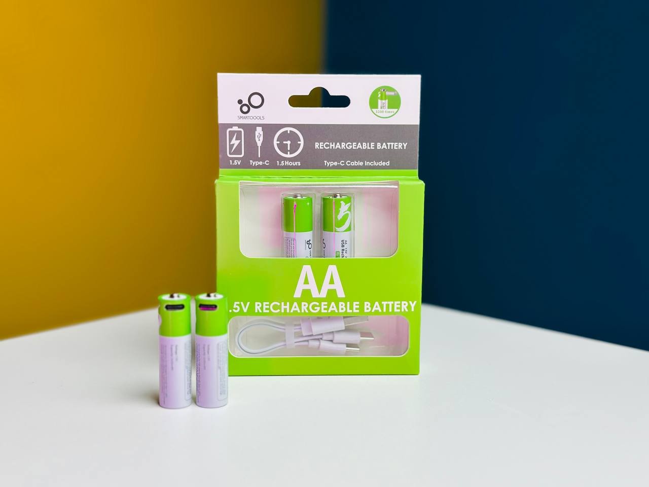 SmarToools RB40 AA 1.5V 2600mWh Rechargeable Battery (2 Pcs Set)